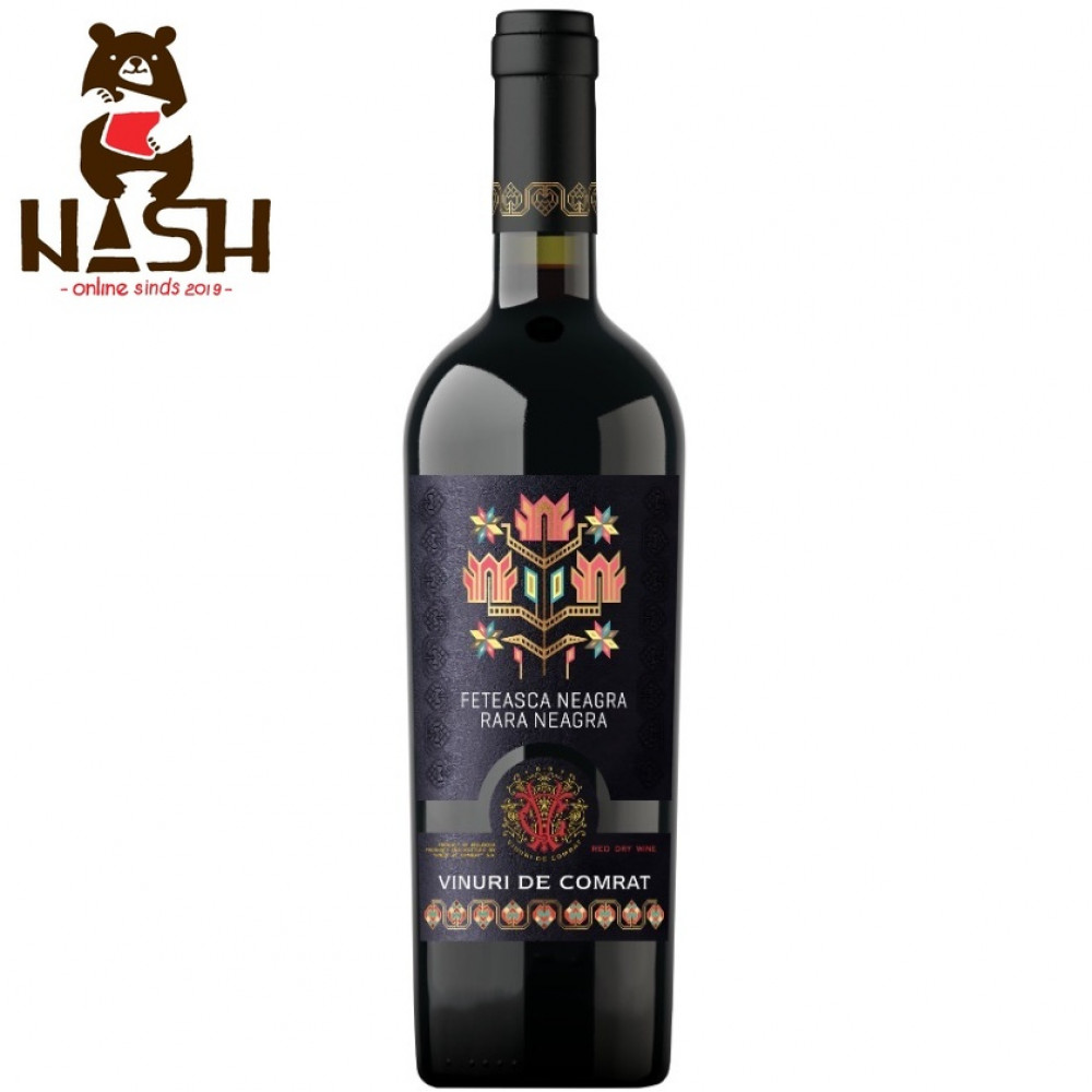 Moldovan red dry wine Vinuri de Comrat "Feteasca Neagra Rara Neagra ...