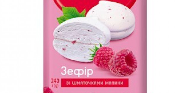Ukrainian marshmallow Klim with raspberry pieces "Tenderness" buy with ...