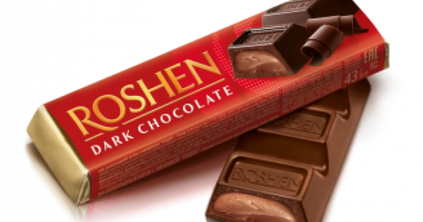 Milk chocolate Roshen bar with creme brulee filling to buy with ...